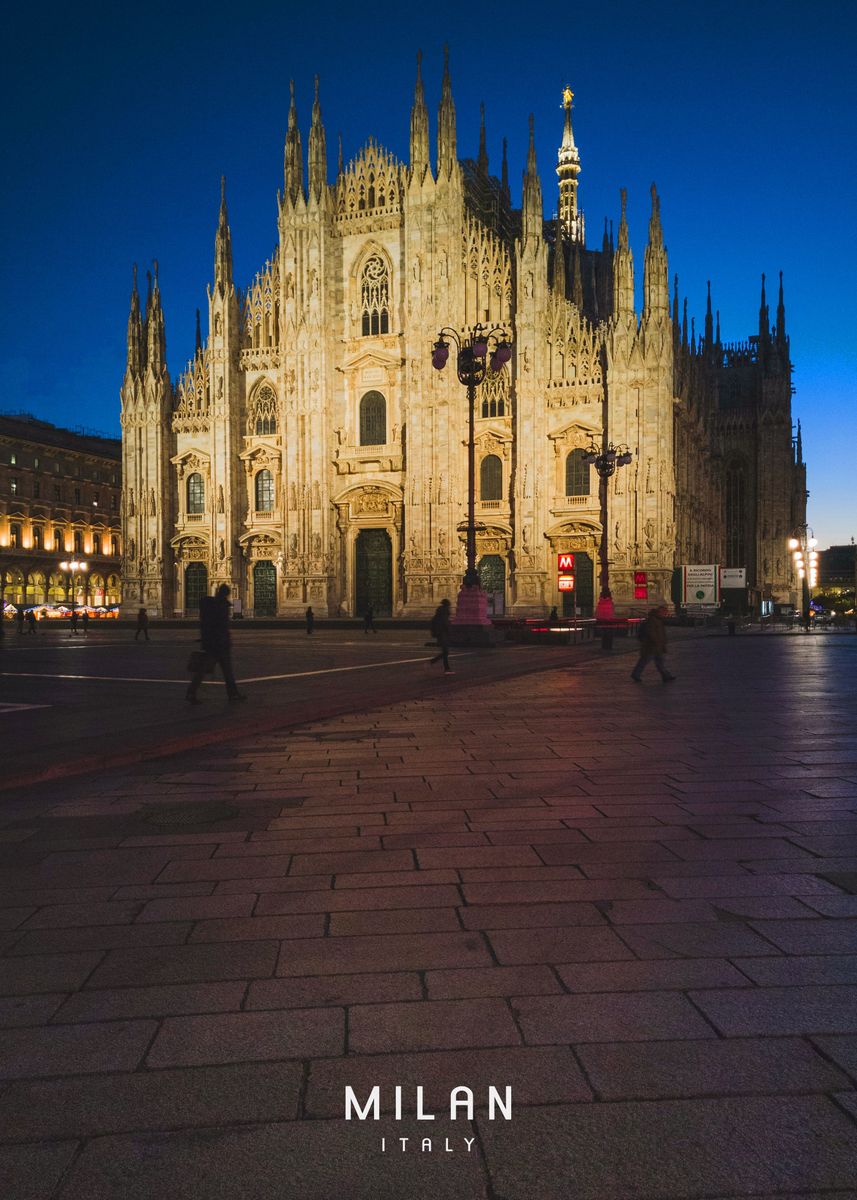 'Milan ' Poster, picture, metal print, paint by Big City | Displate