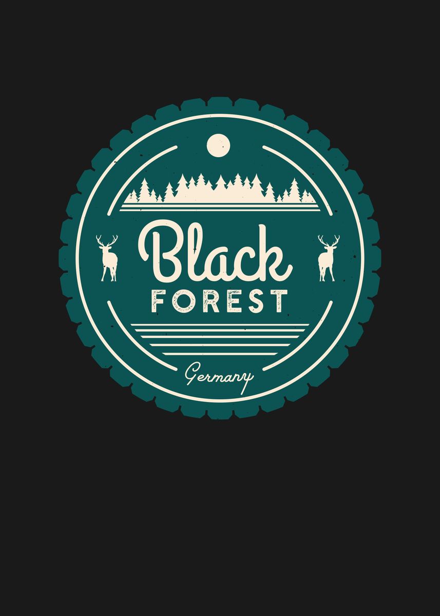 'Black Forest Germany' Poster, picture, metal print, paint by Foxxy ...