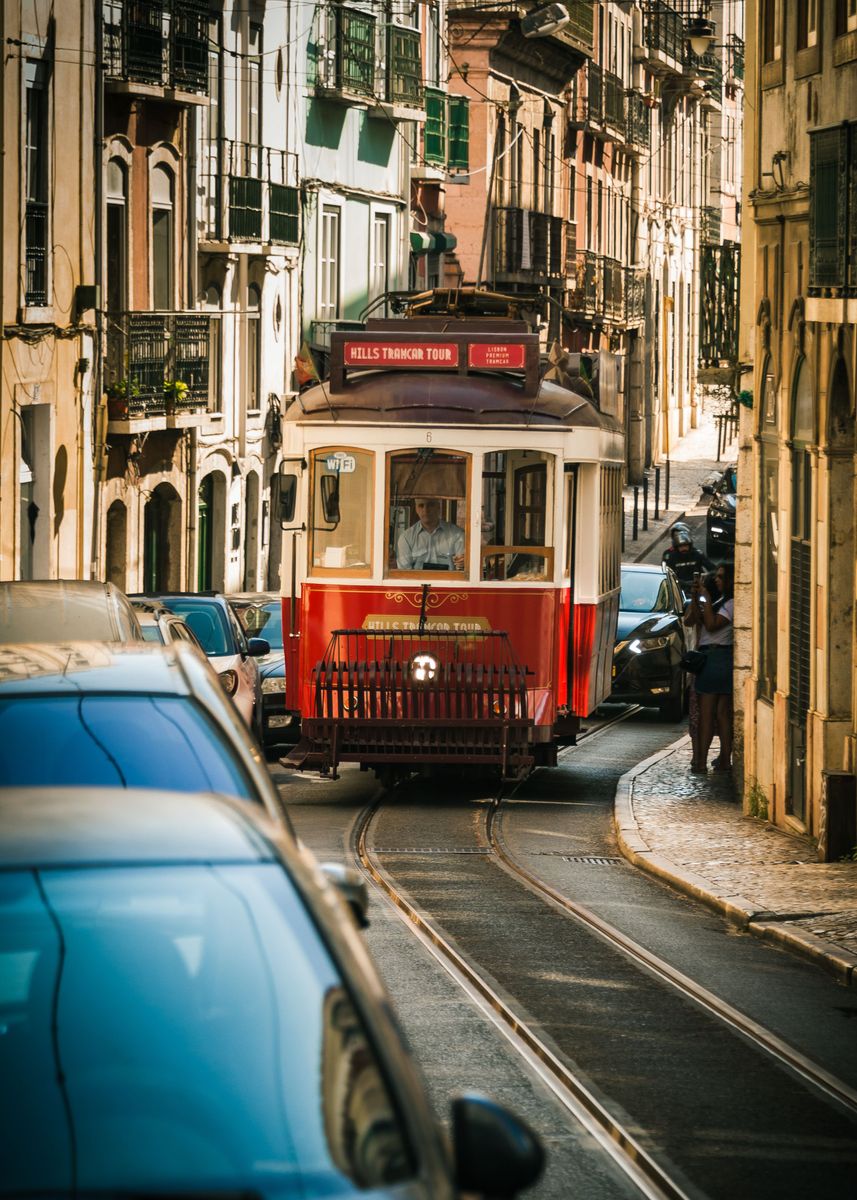 'Tram' Poster by Marco Moroni | Displate