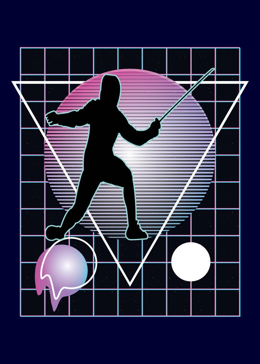 'Fencing' Poster by MzumO | Displate