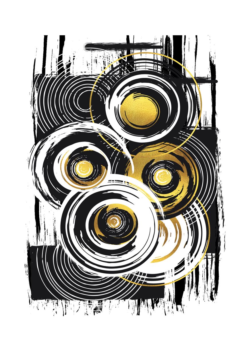 'ABSTRACT ART Heavy Load' Poster, picture, metal print, paint by ...