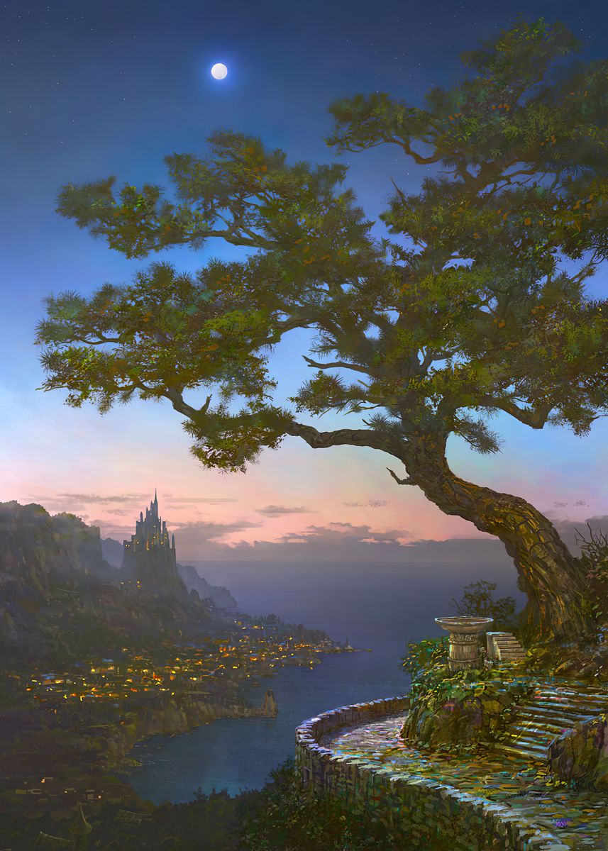 'Fantasy World' Poster by YANOME | Displate