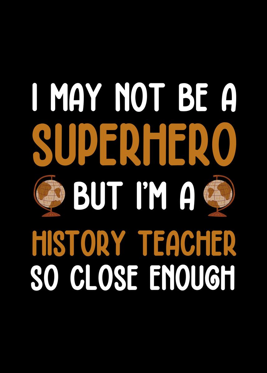 'History Teacher' Poster, picture, metal print, paint by Sebastian ...