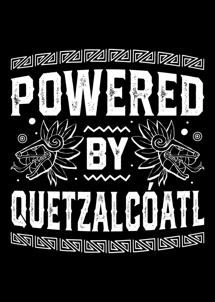 'Funny Quetzalcoatl Aztec' Poster by AestheticAlex | Displate