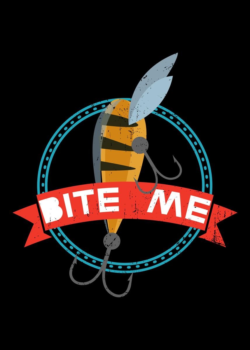 'Fishing Fisherman' Poster, picture, metal print, paint by ...