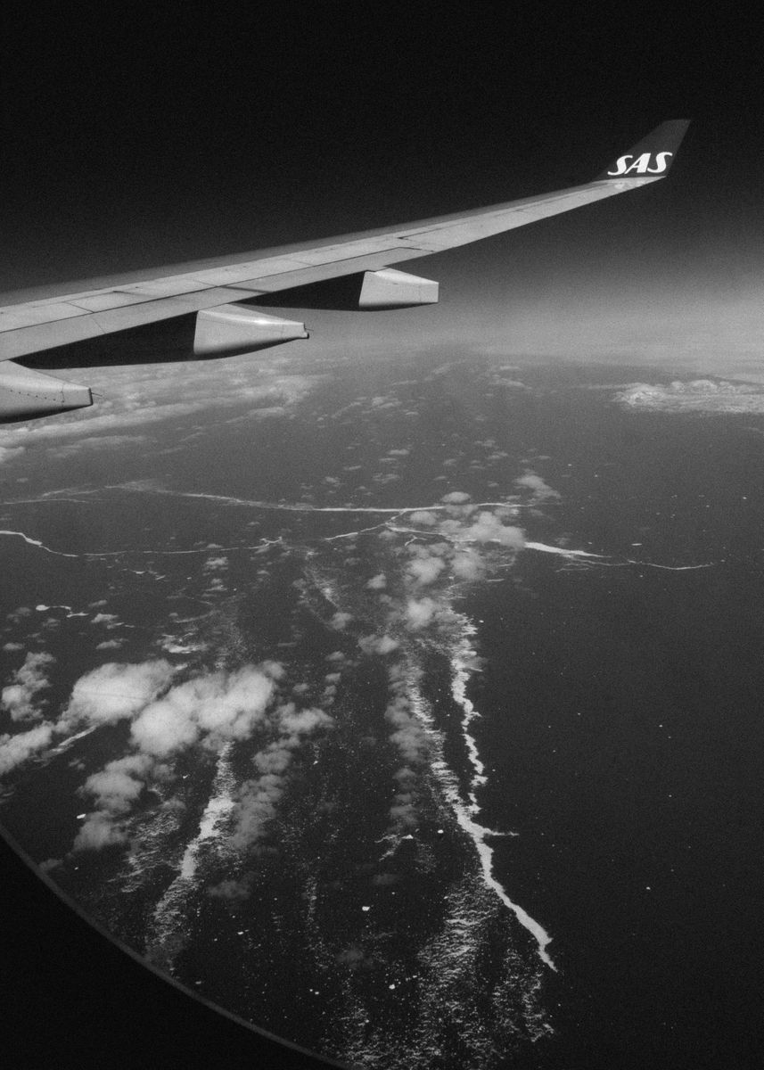 'Airplane Window' Poster by Gard Bekk Wanderoy | Displate