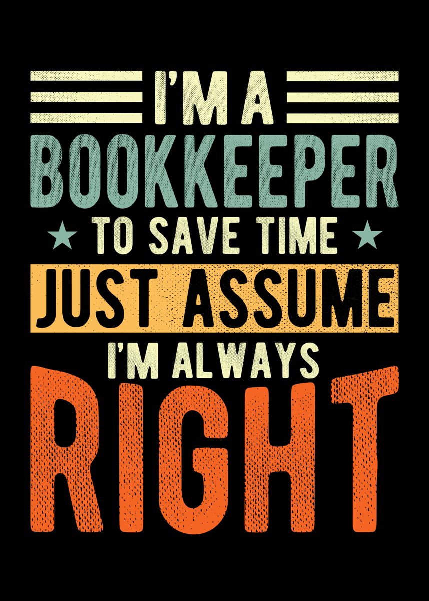 'Bookkeeper' Poster, picture, metal print, paint by schmugo | Displate