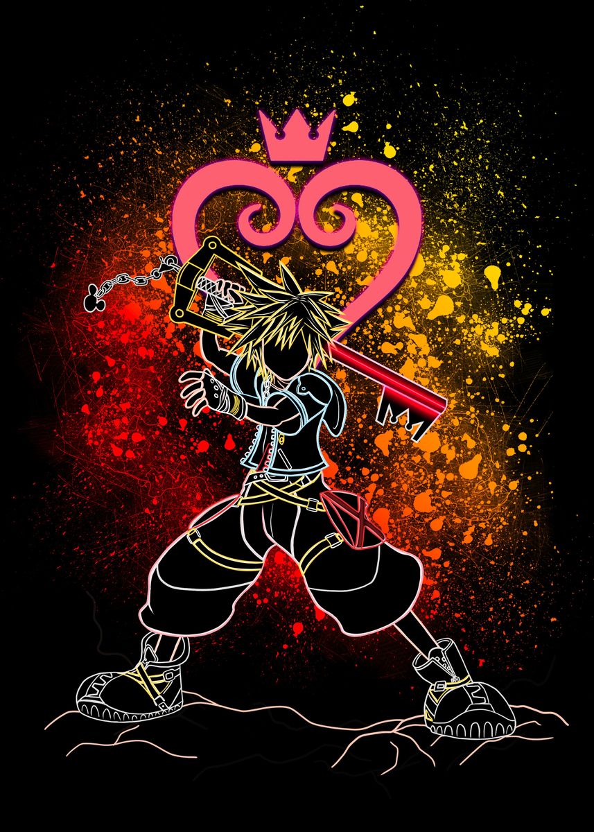 'Shadow of sora' Poster, picture, metal print, paint by Masdarata ...