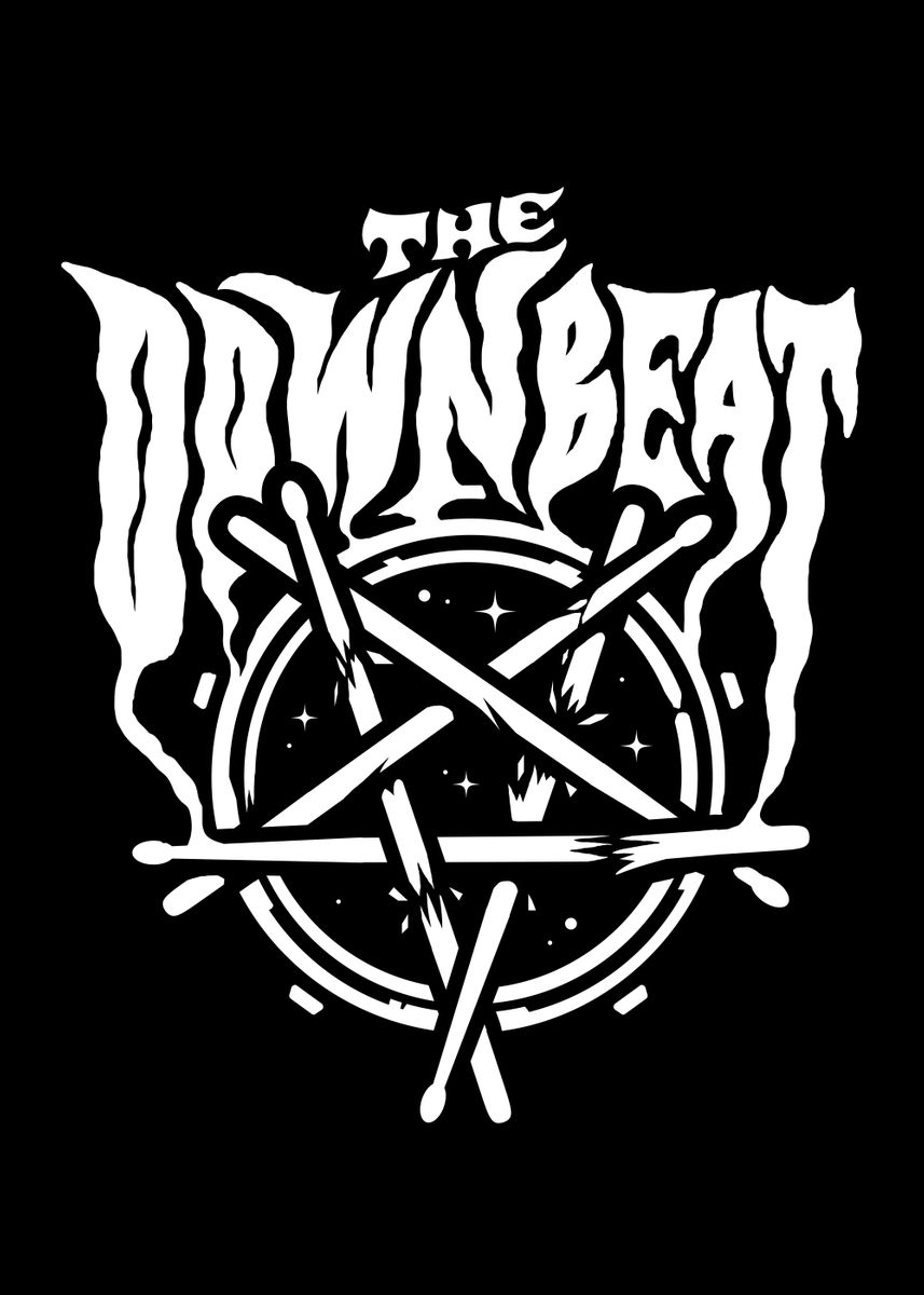 'The Downbeat Logo' Poster, picture, metal print, paint by The Downbeat ...