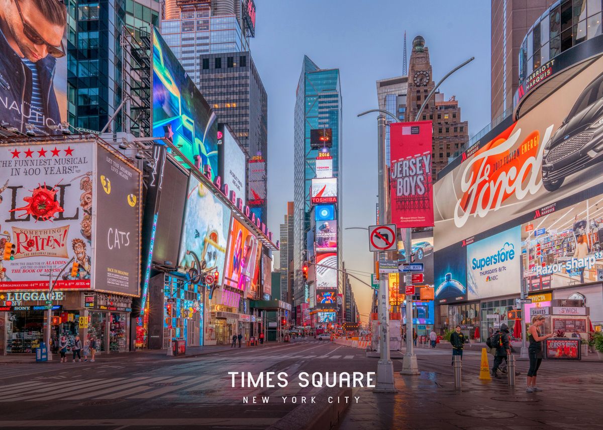 'Times Square ' Poster by Famous City | Displate