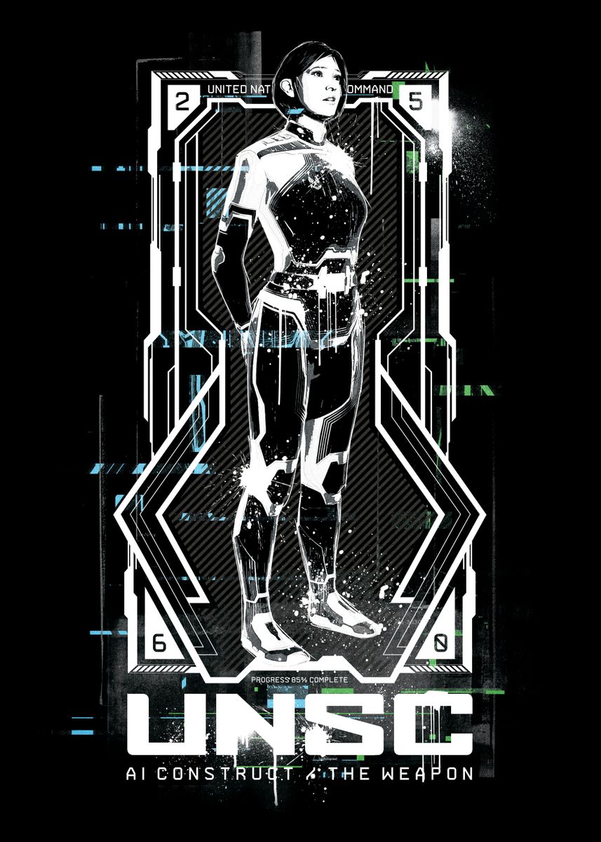 'CTN 0453-0' Poster, picture, metal print, paint by Halo Game | Displate