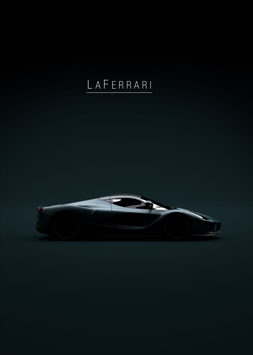 '2013 Laferrari' Poster, picture, metal print, paint by 21 MXM | Displate