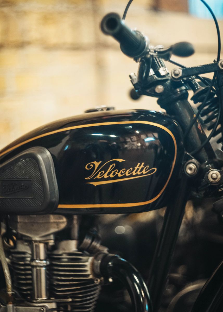 'Velocette' Poster, picture, metal print, paint by Sam Gong | Displate