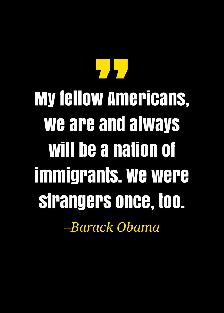 'Barack Obama quote' Poster, picture, metal print, paint by Gembull Art ...