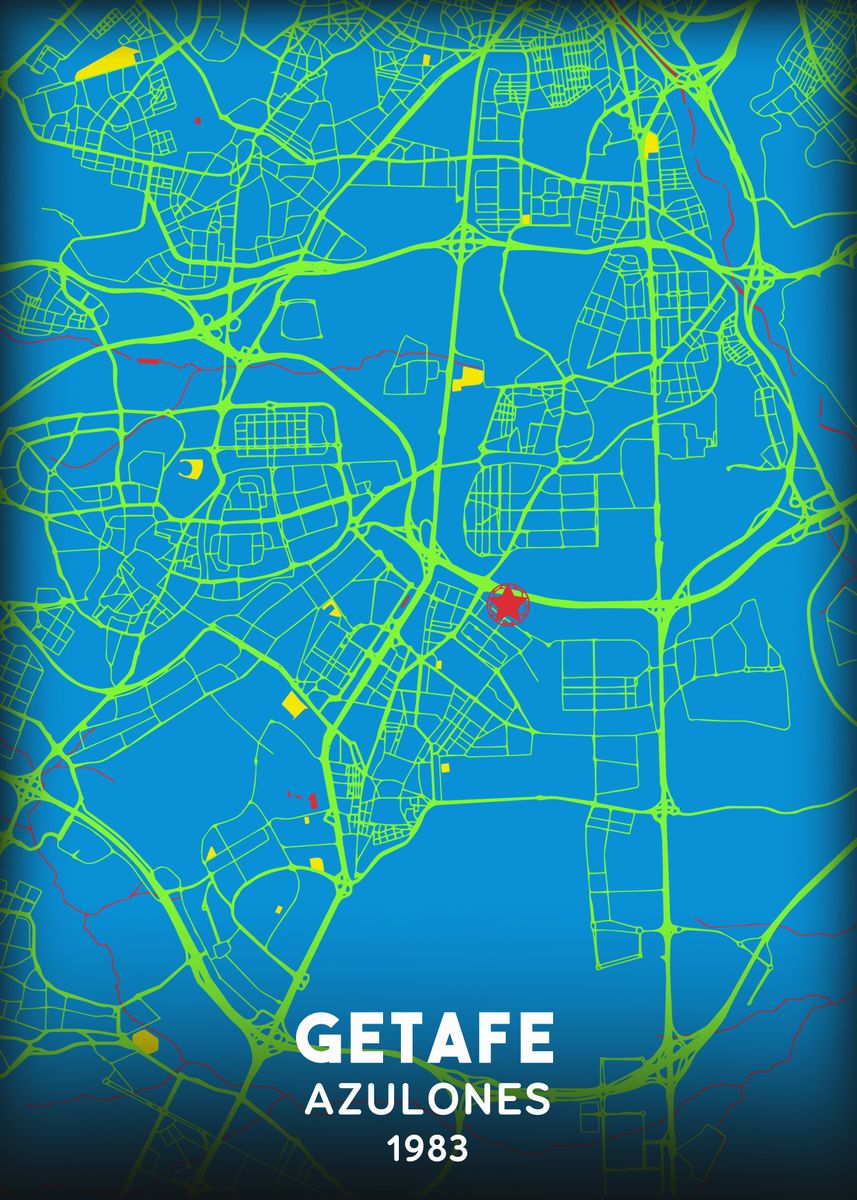 'Getafe' Poster by Yates Madeline | Displate