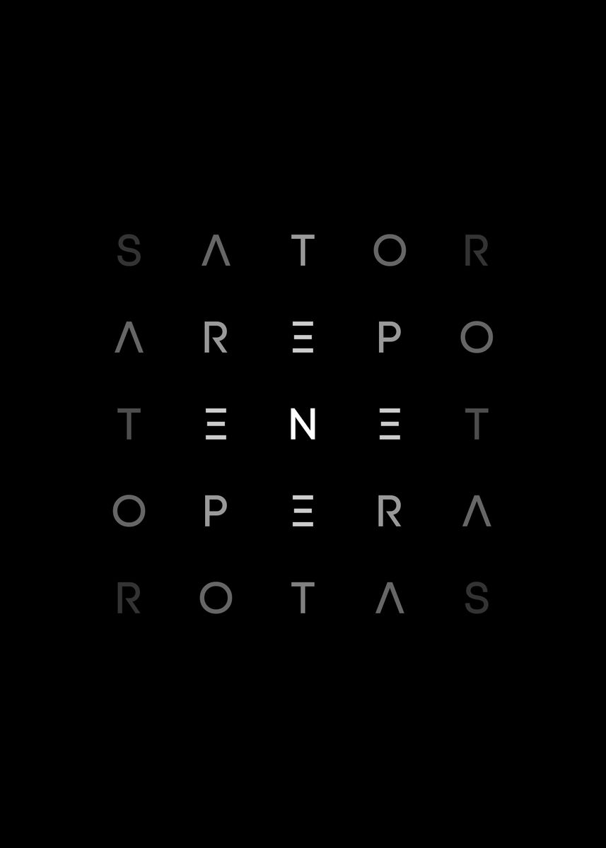 'sator square' Poster, picture, metal print, paint by pxlsm studio | Displate