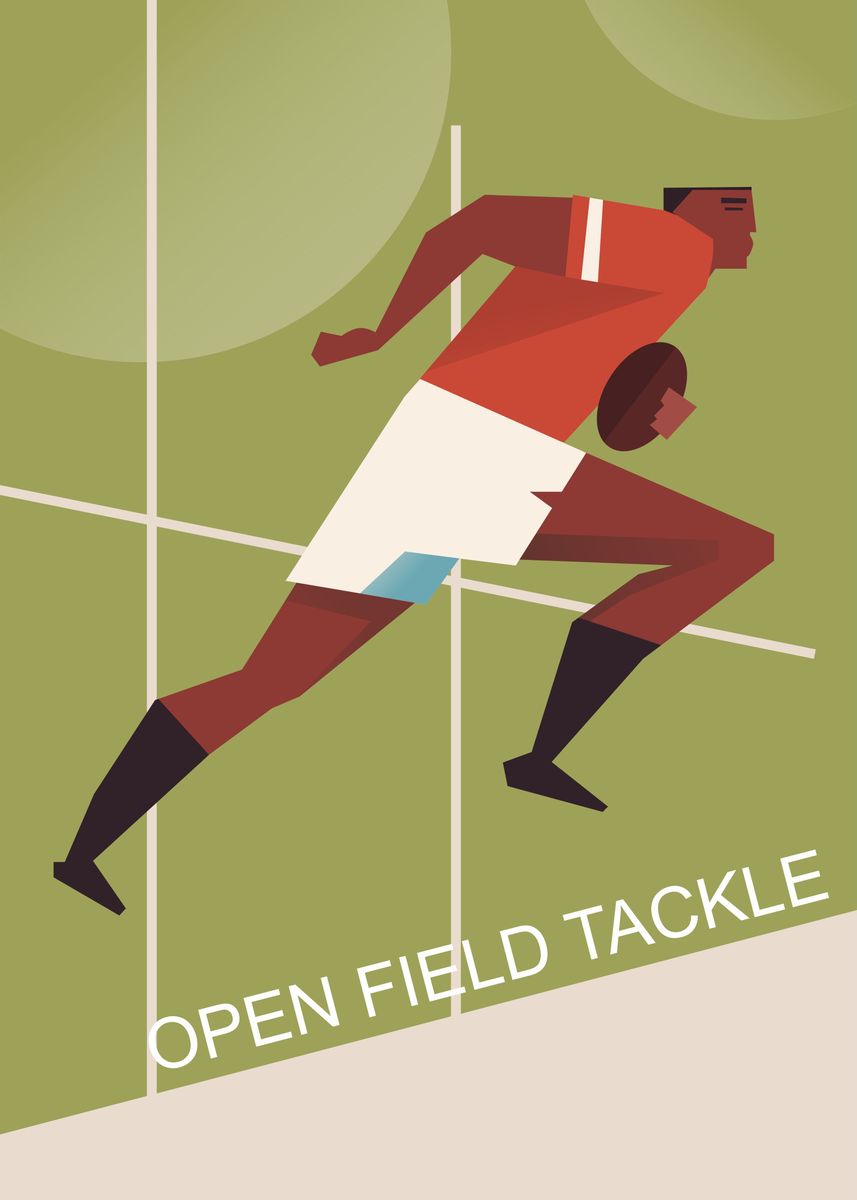 'footy' Poster, picture, metal print, paint by Diqdo Gustiro | Displate