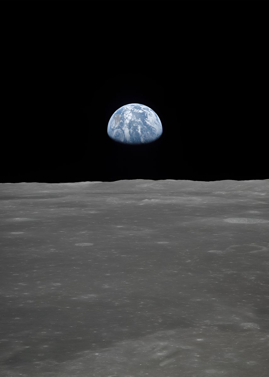 'Earth Rise' Poster, picture, metal print, paint by Galaxy Images ...