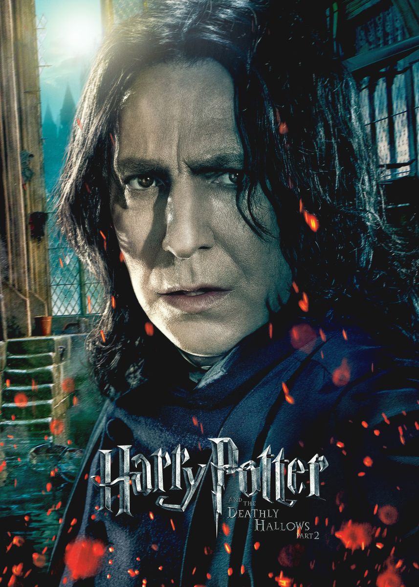 'HP8 Snape Portrait' Poster, picture, metal print, paint by Wizarding ...