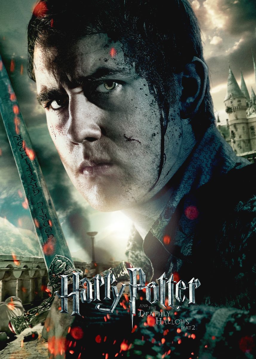 'HP8 Neville Portrait' Poster, picture, metal print, paint by Wizarding ...