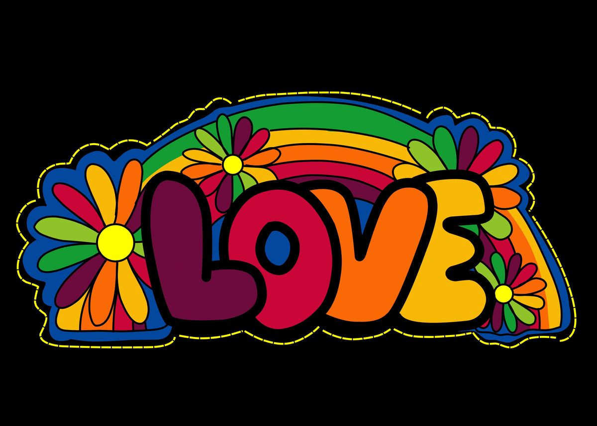 'love text art' Poster by Mshel Tyan | Displate