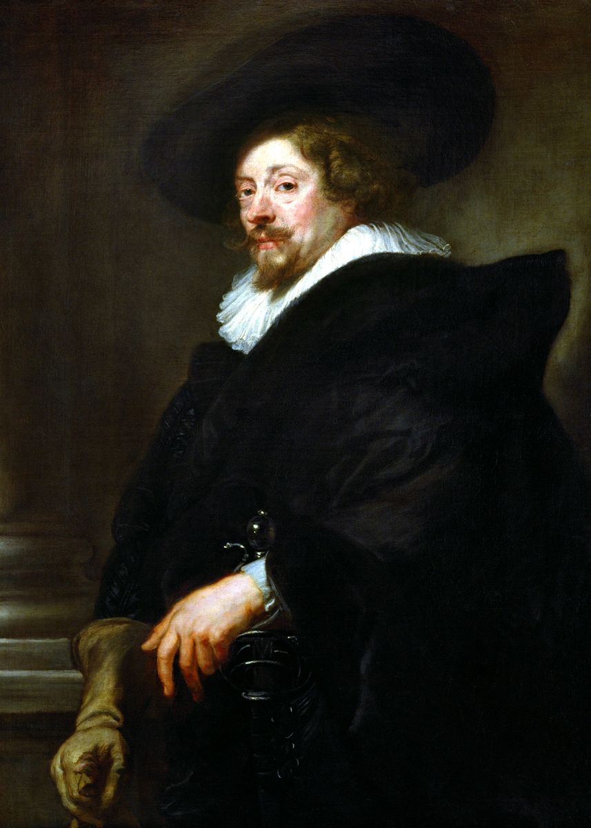 'Self Portrait Paul Rubens' Poster, picture, metal print, paint by ...