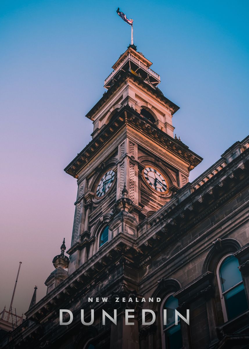 'Dunedin City' Poster, picture, metal print, paint by Fariedsfth | Displate