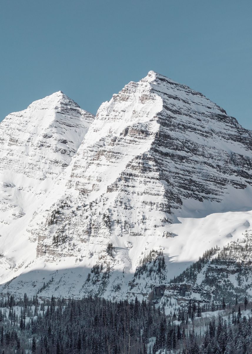 'The Maroon Bells' Poster by James Clarke | Displate