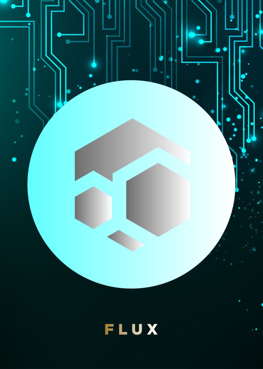 'Flux Coin' Poster, picture, metal print, paint by Trending Music Retro ...