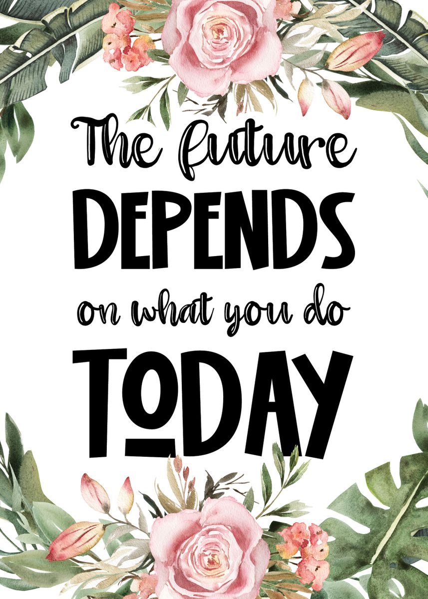 'The future' Poster, picture, metal print, paint by Juliana RW | Displate