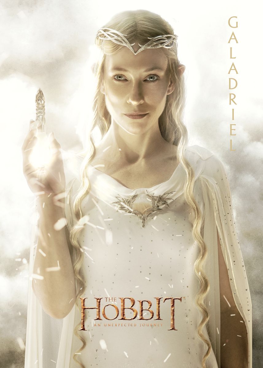 'H1 Galadriel Portrait' Poster, picture, metal print, paint by Middle ...