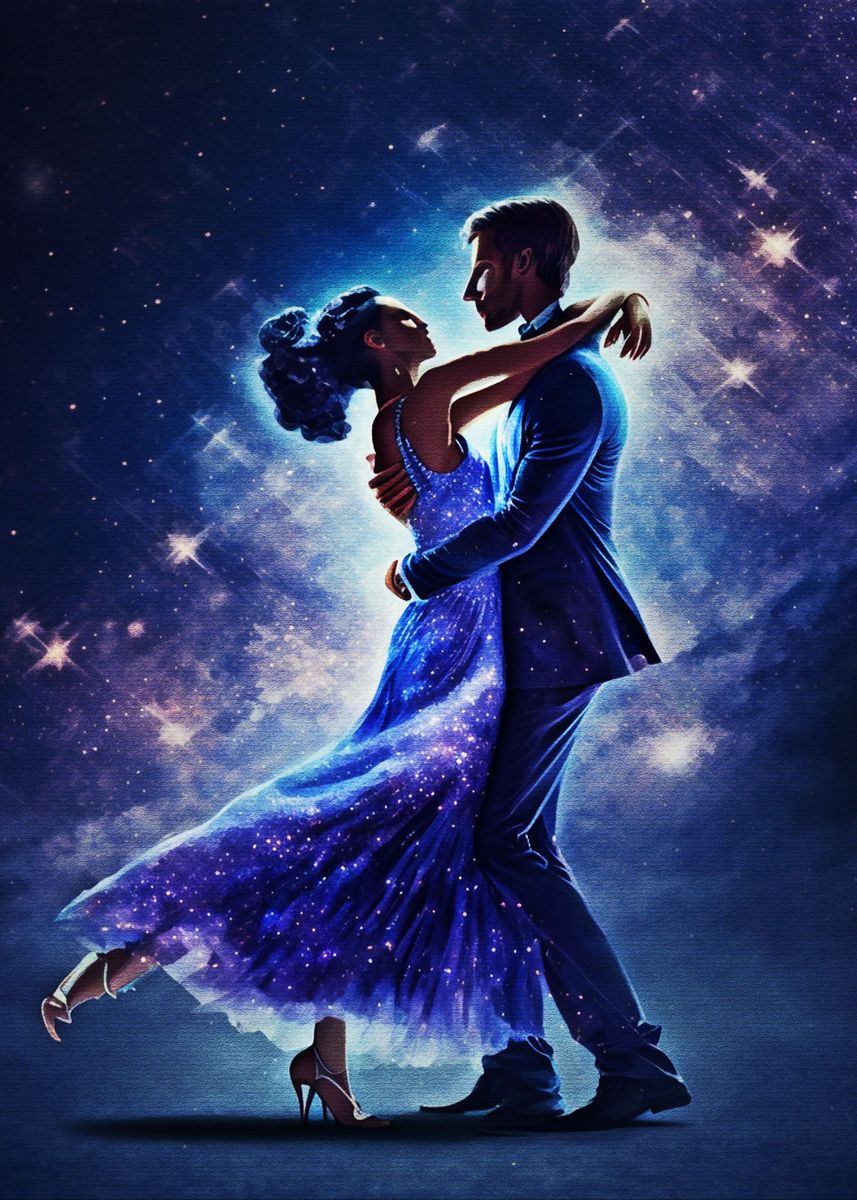 'Romantic Dance' Poster by Muh Asdar | Displate