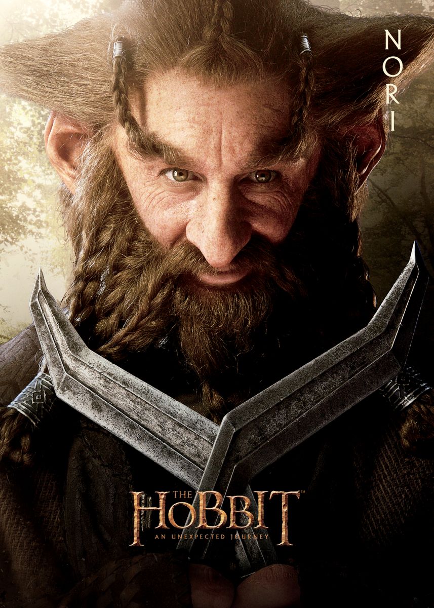 'H1 Nori Portrait' Poster, picture, metal print, paint by Middle-Earth ...