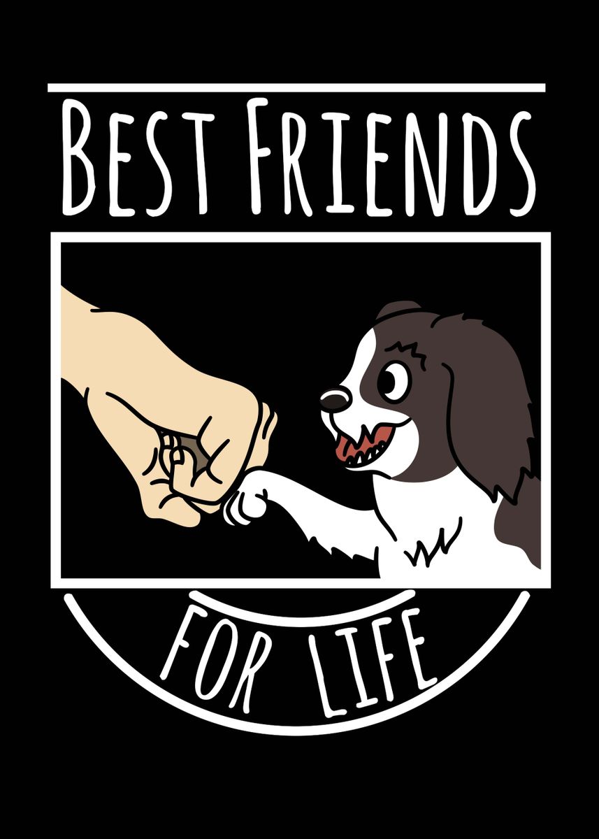 'Havanese Best Friends ' Poster, picture, metal print, paint by PetPrints | Displate