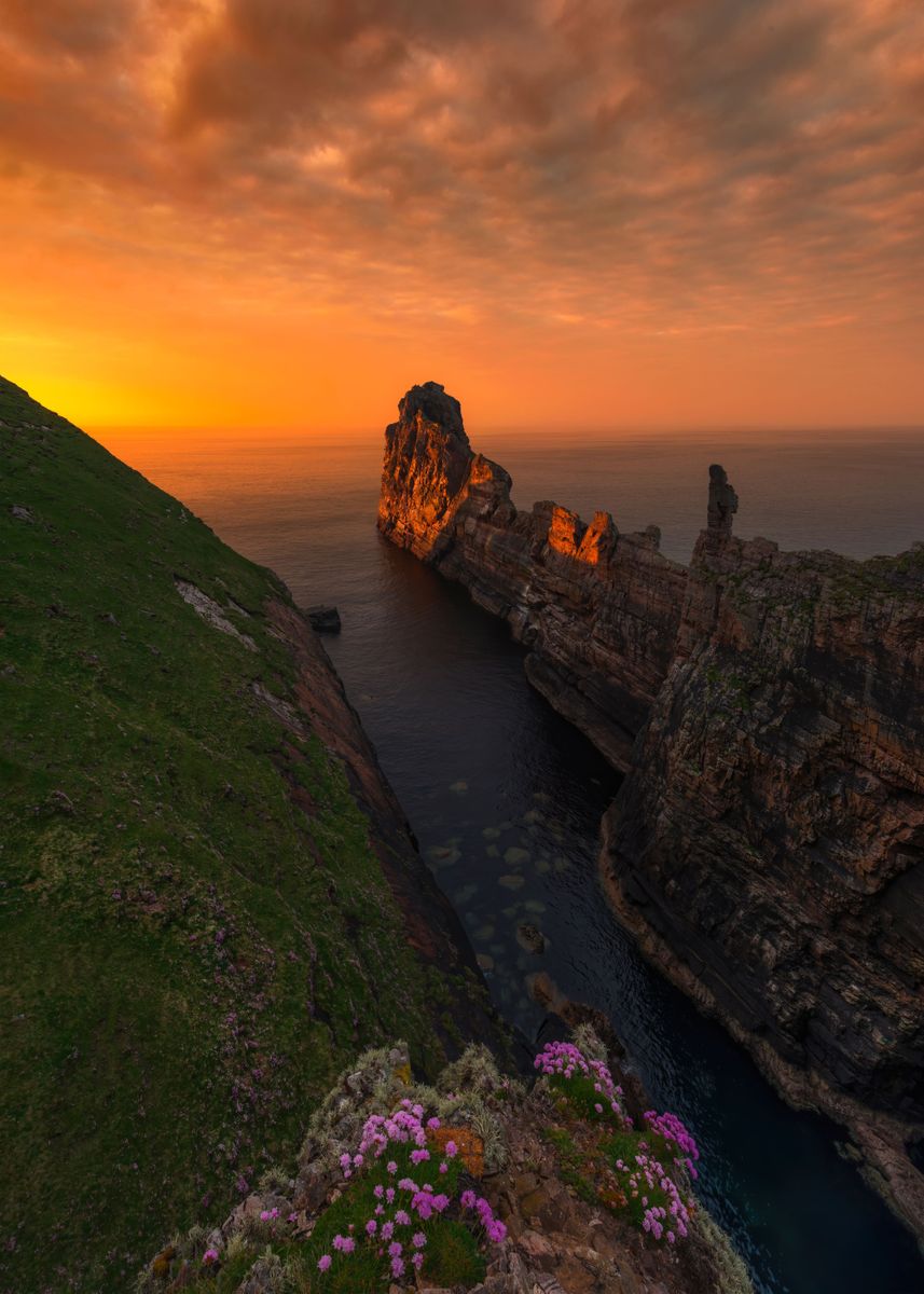 'Tory Island' Poster, picture, metal print, paint by Laszlo Radl | Displate