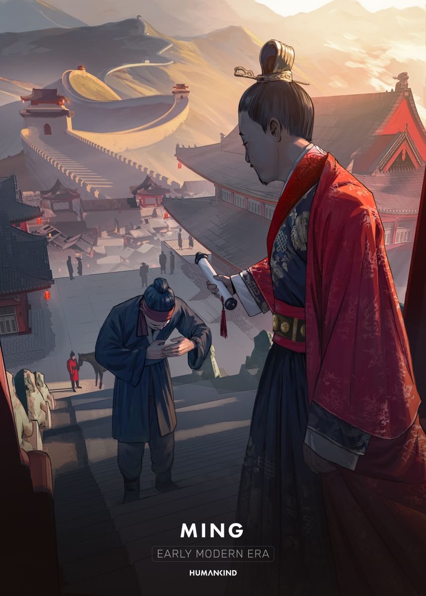 'Ming' Poster, picture, metal print, paint by Humankind | Displate