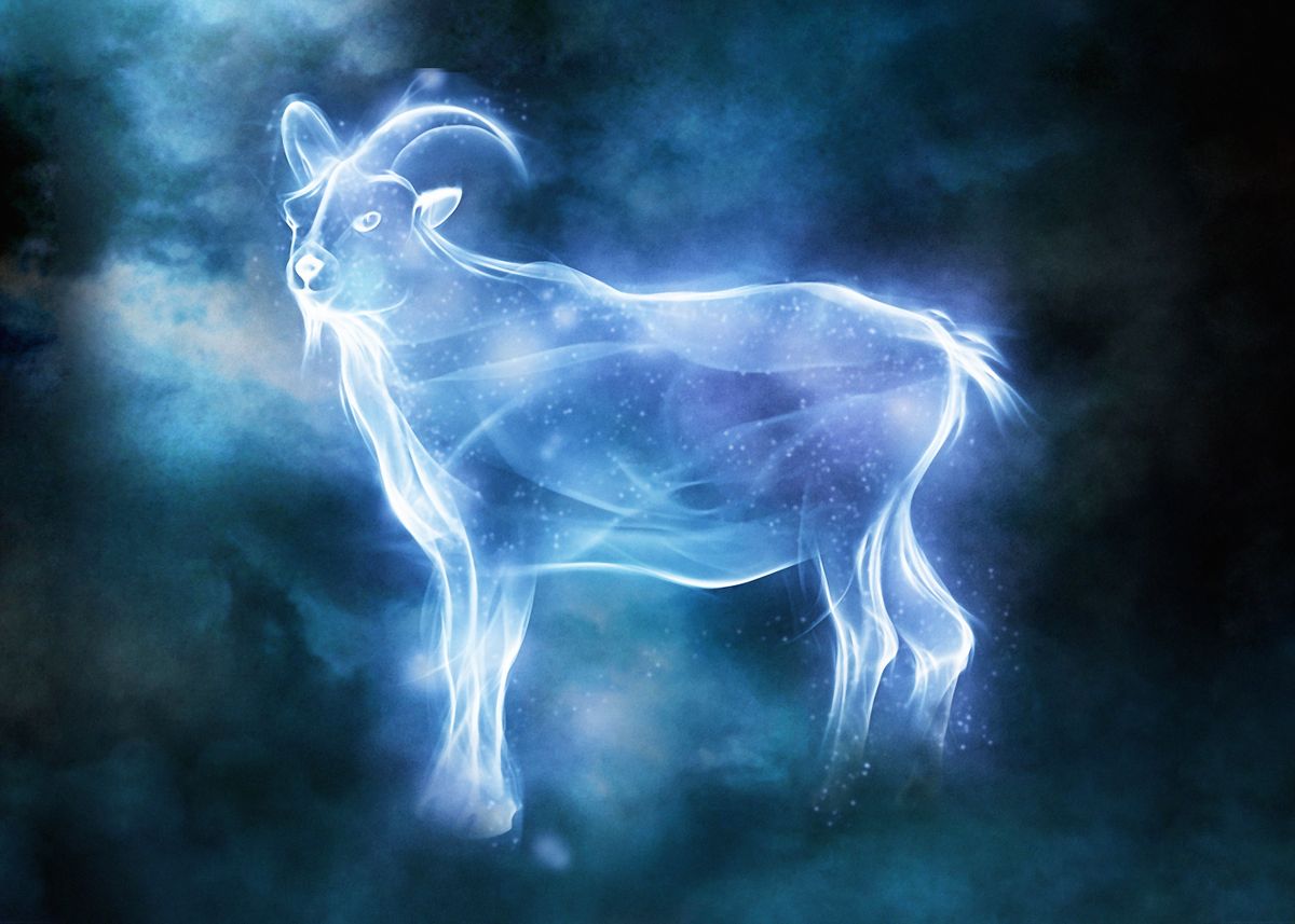'Goat Patronus' Poster by Wizarding World | Displate