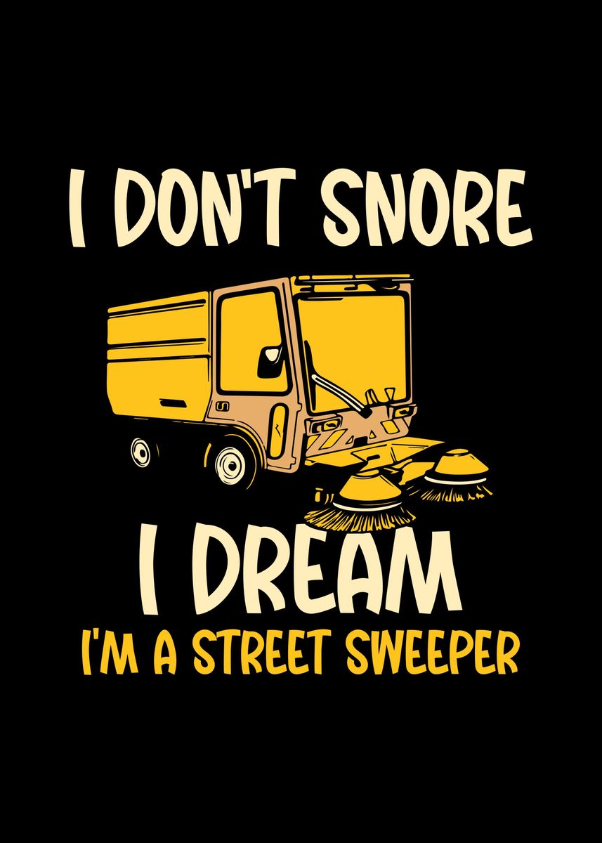 'Street Sweeper' Poster, picture, metal print, paint by Sebastian ...