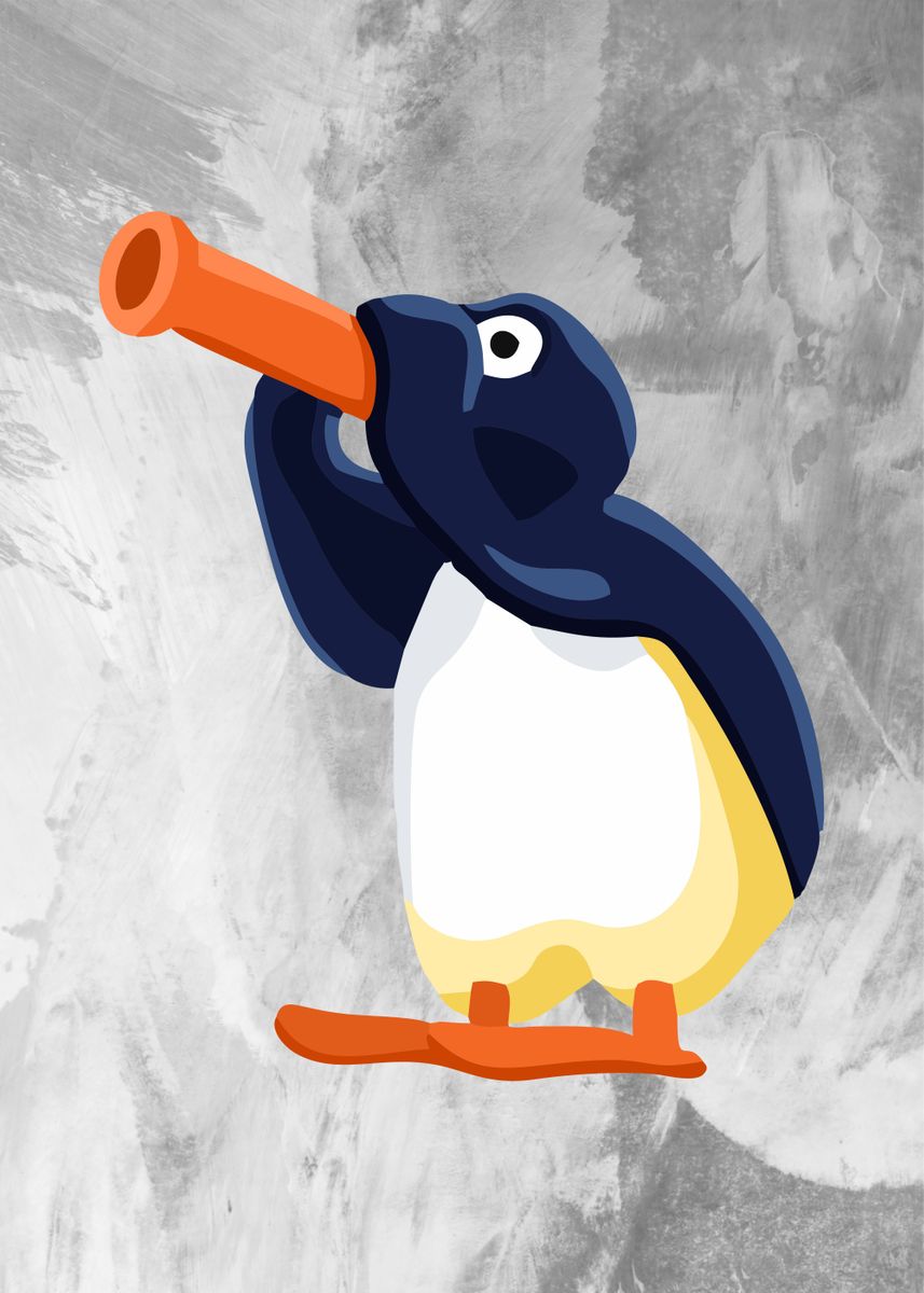 'noot noot' Poster, picture, metal print, paint by Limited Edition ...