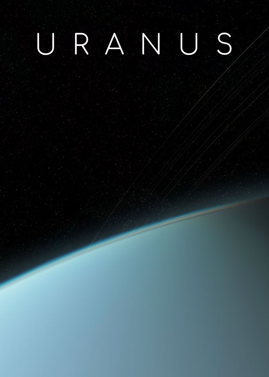 'Planet Uranus' Poster, picture, metal print, paint by AstrumSpace ...