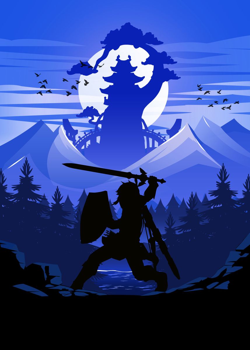 'Breath Of The Wild' Poster, picture, metal print, paint by Miss Diana ...
