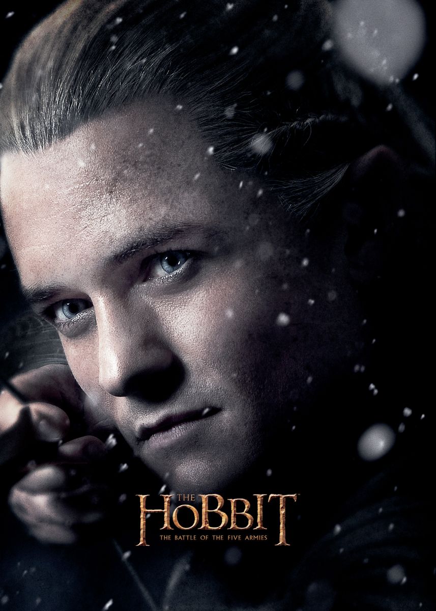 'H3 Legolas Portrait' Poster, picture, metal print, paint by Middle ...