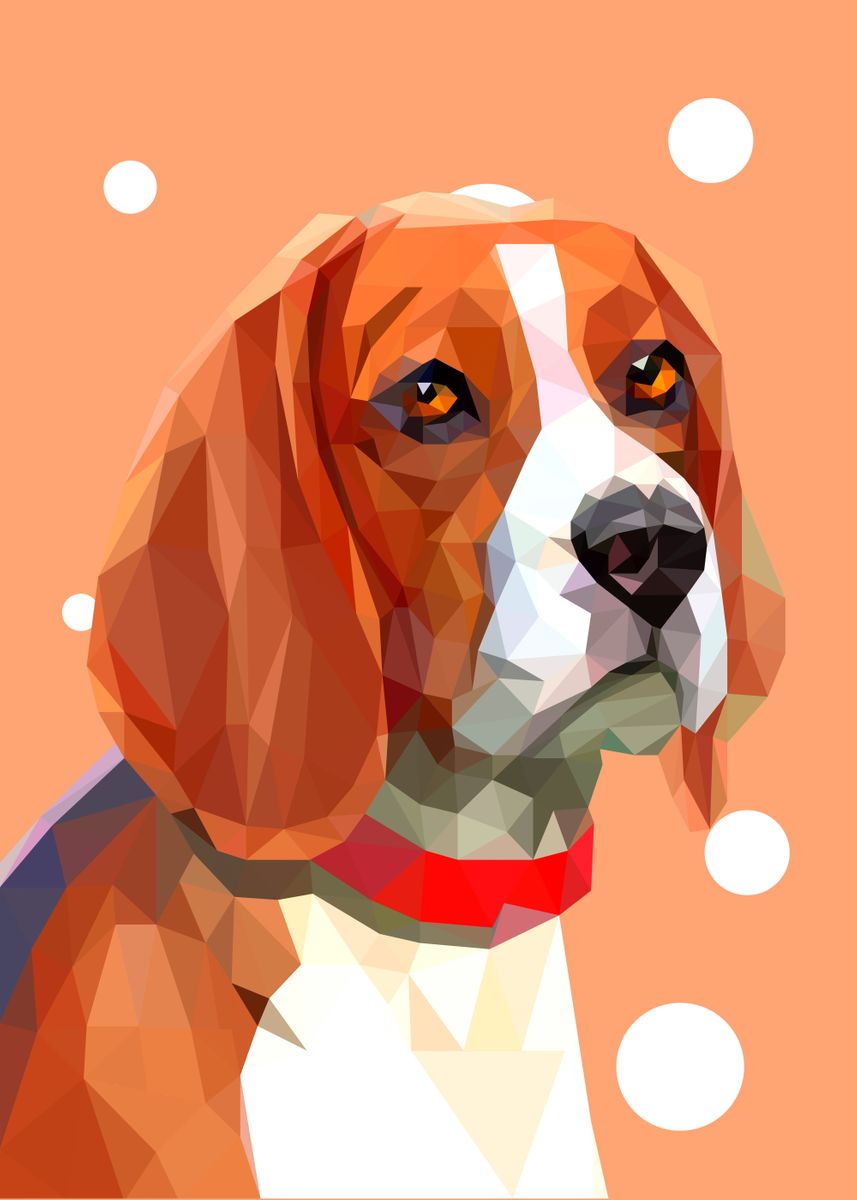 'Beagle' Poster by Lee Jani | Displate