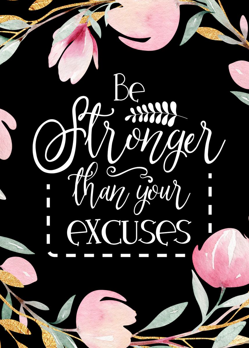 'Stronger' Poster, picture, metal print, paint by Juliana RW | Displate