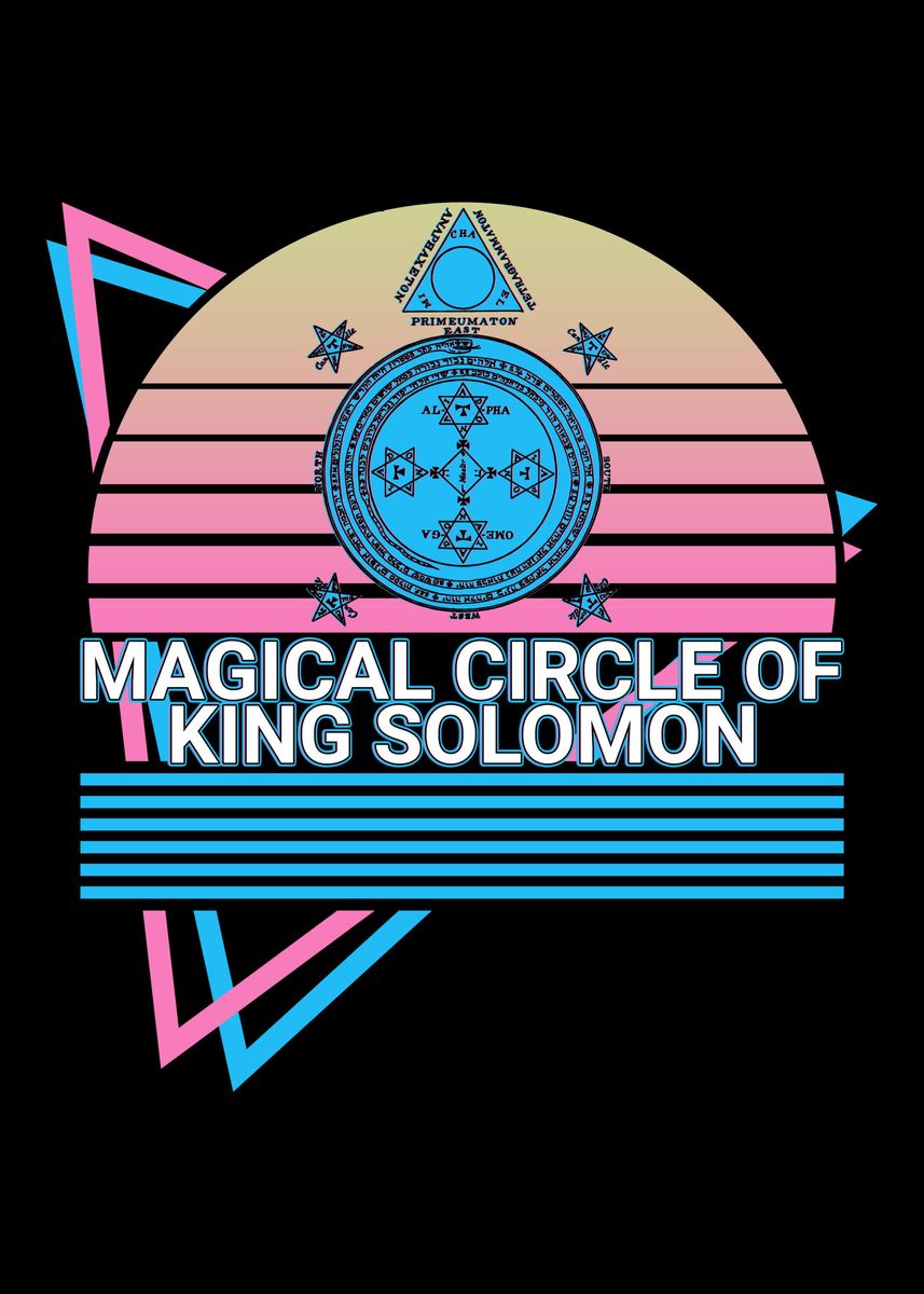 'Magical Circle of King Sol' Poster, picture, metal print, paint by ...