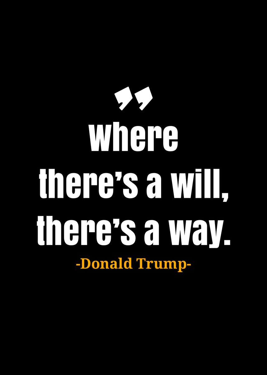 'Donald trump quotes ' Poster by DIMS | Displate