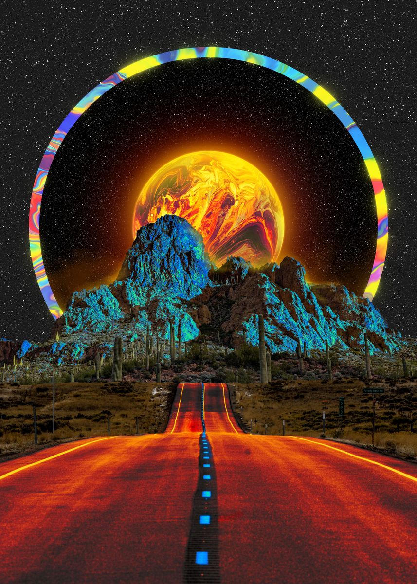 'Celestial Spaces' Poster, picture, metal print, paint by Geoglyser ...