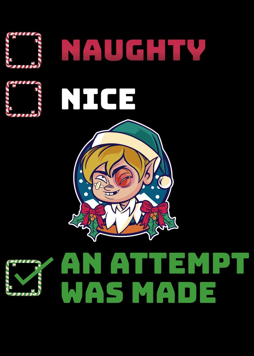 'An Attempt Was Made' Poster, picture, metal print, paint by CatRobot ...