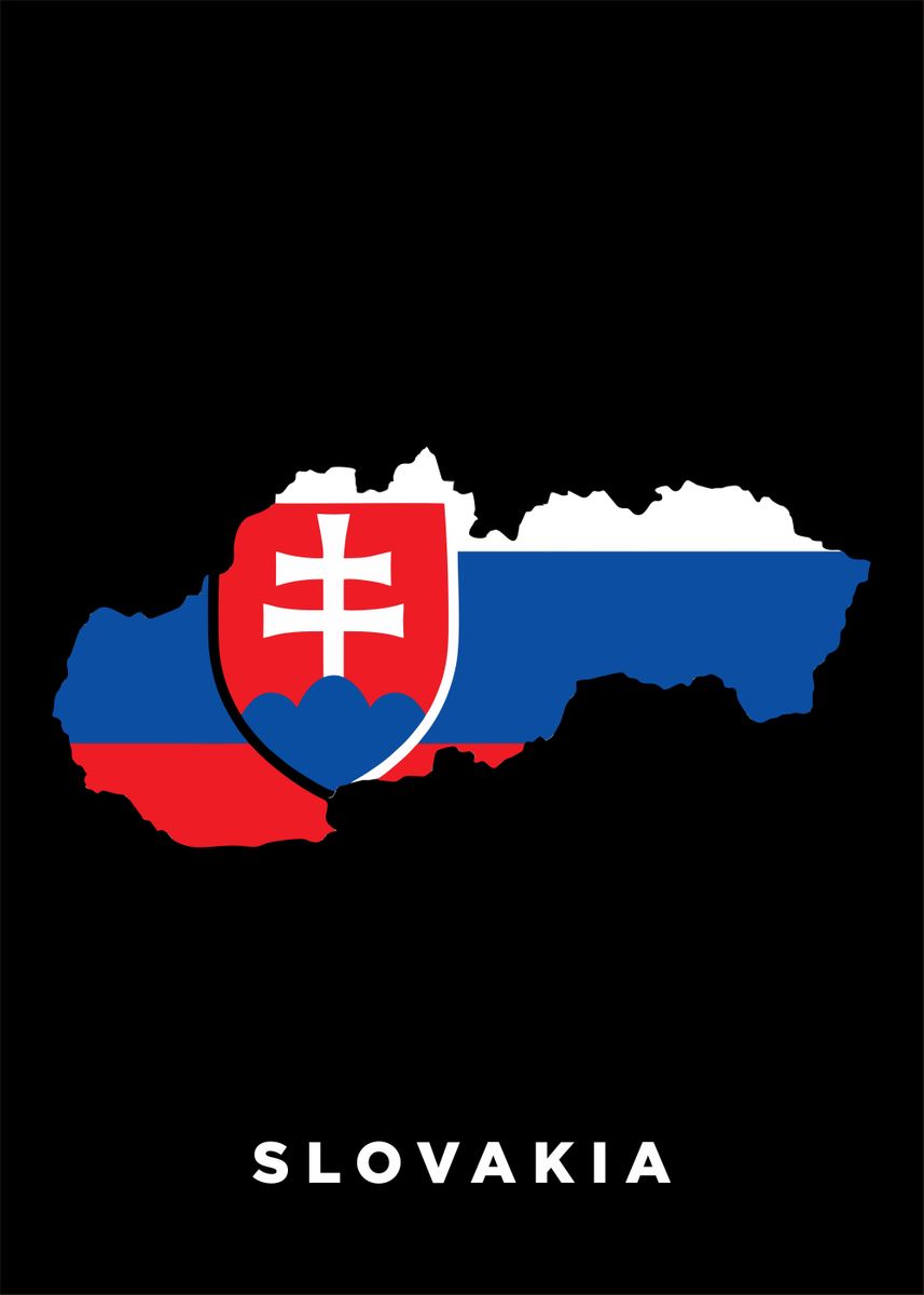 'Slovakia' Poster, picture, metal print, paint by Trending Collections ...