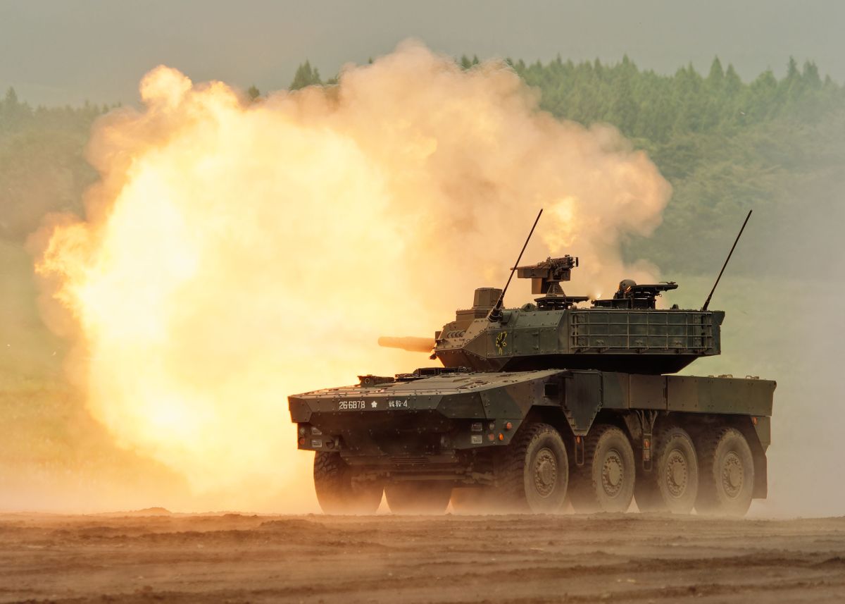 'JGSDF Type 16 MCV ' Poster by PENxSWORD Productions | Displate